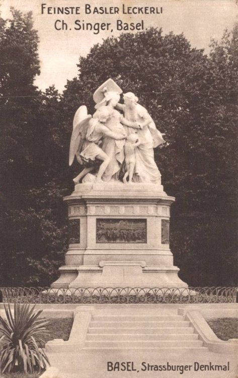 Feinste Basler Leckerli, Ch. Singer, Basel, Denkmal, 1924 | Kaufen auf Ricardo
