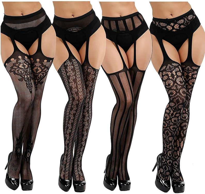 4-pack Sexy Netz Strumpfhosen Pantyhose Strapsen | Kaufen auf Ricardo