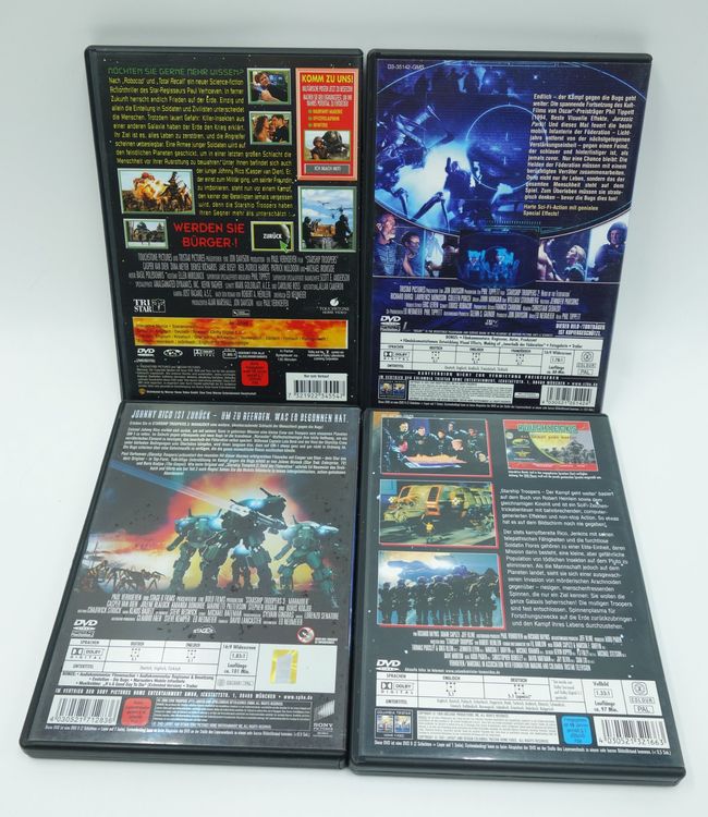 4 Starship Troopers DVDs 1-3 & Der Kampf Geht Weiter (Gebraucht) in Wil SG für CHF 29.9 – mit ...
