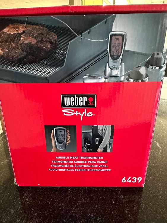 Original Weber Style Audio-Digitales Fleischthermometer | Kaufen auf Ricardo
