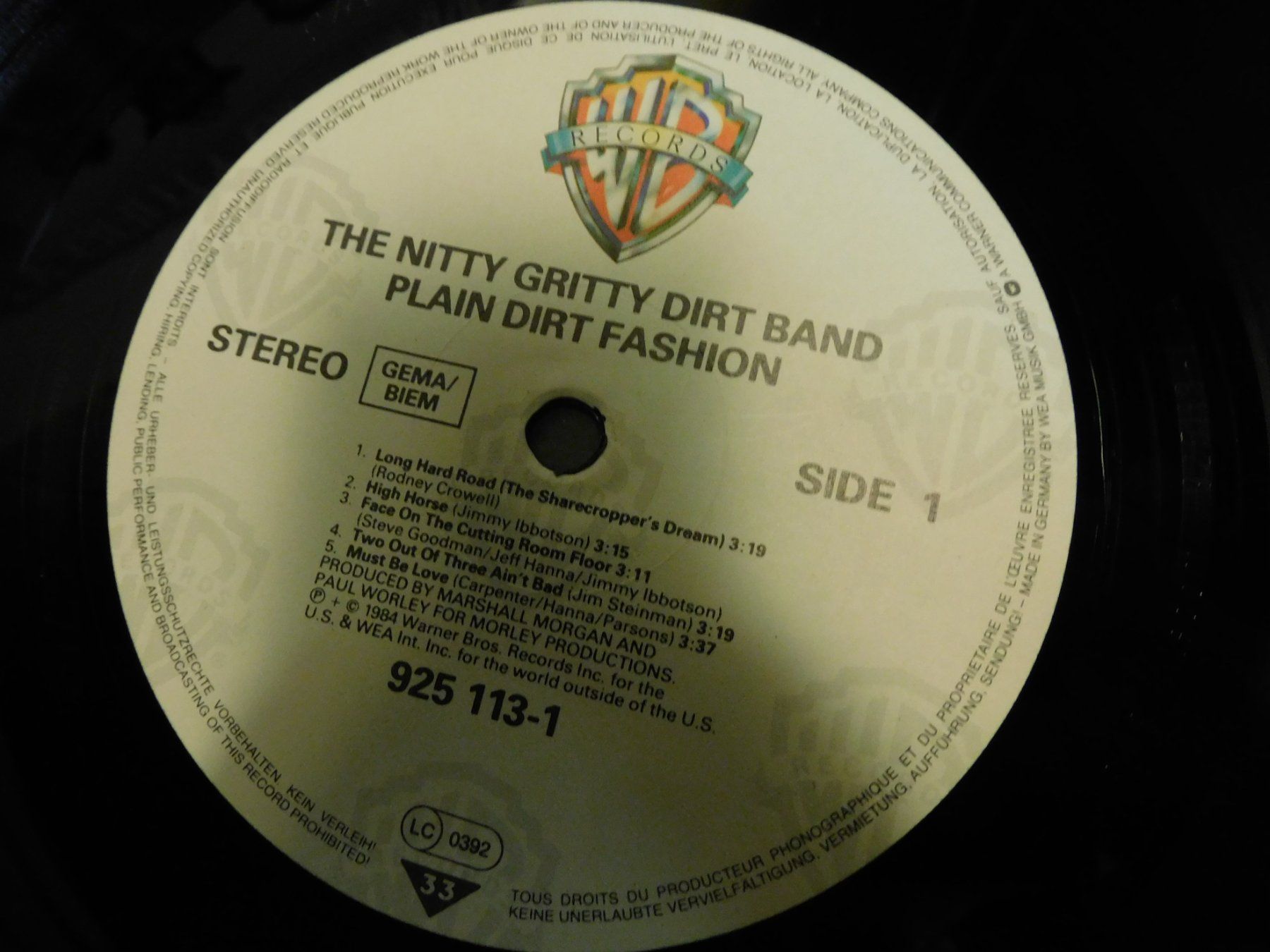 Lp Schallplatte - The Nitty Gritty Dirt Band - 1984 (Gebraucht) in ...