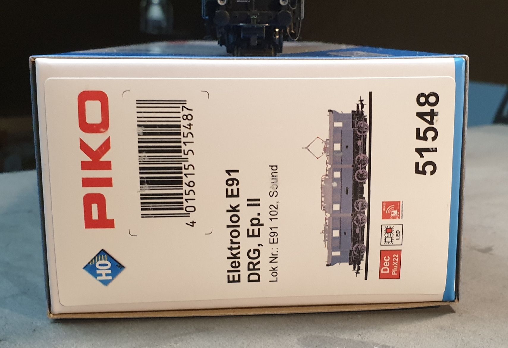 PIKO Elektrolok E91, DRG Ep. II, HO, DC Sound (Neu (gemäss Beschreibung ...