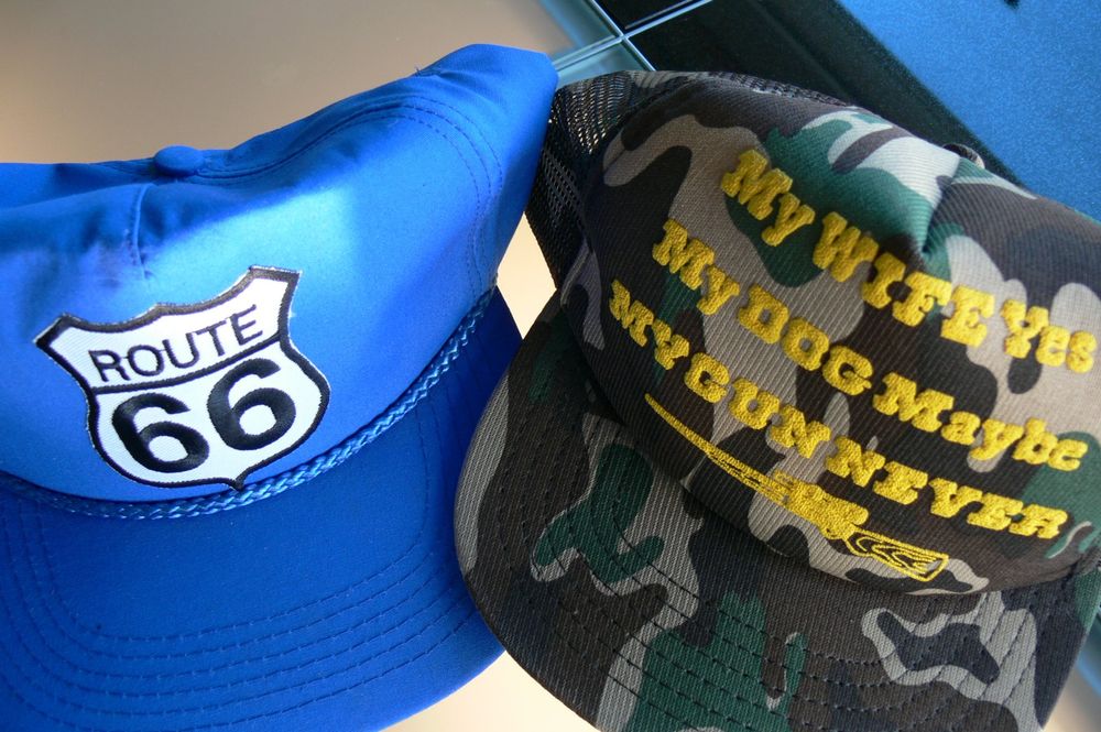 2 coole Caps Route 66 und Fun Cap my wife yes, my Gun never (Gebraucht ...