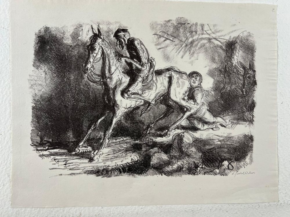 Andreas Paul Weber (1893-1980) Lithographie Handisgniert | Kaufen auf Ricardo