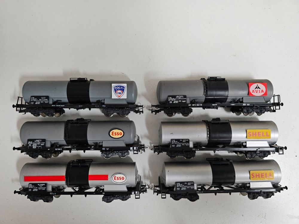 Liliput 6 wagons citernes dès1.-fr (Gebraucht) in bassecourt für CHF 27 ...