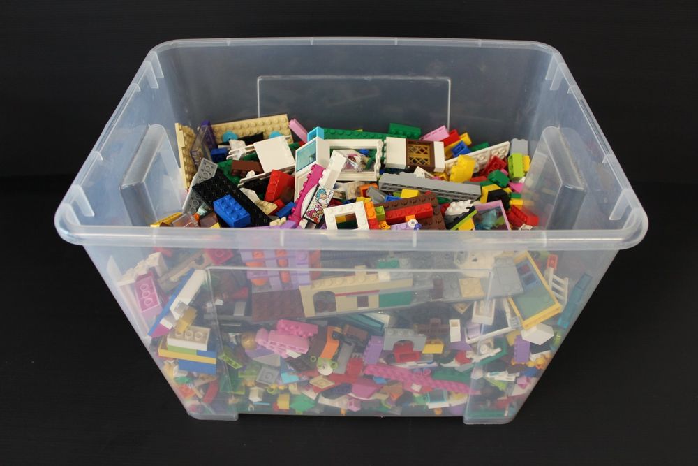 Legosteine in SAMLA Aufbewahrungsbox | Kaufen auf Ricardo