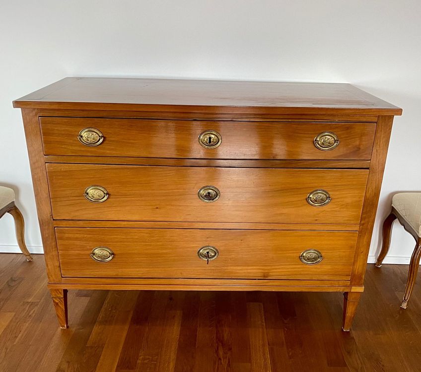 COMMODE BIEDERMEIER EN NOYER 118X60 HAT.90 EN TRE BONNE ETAT (Gebraucht ...