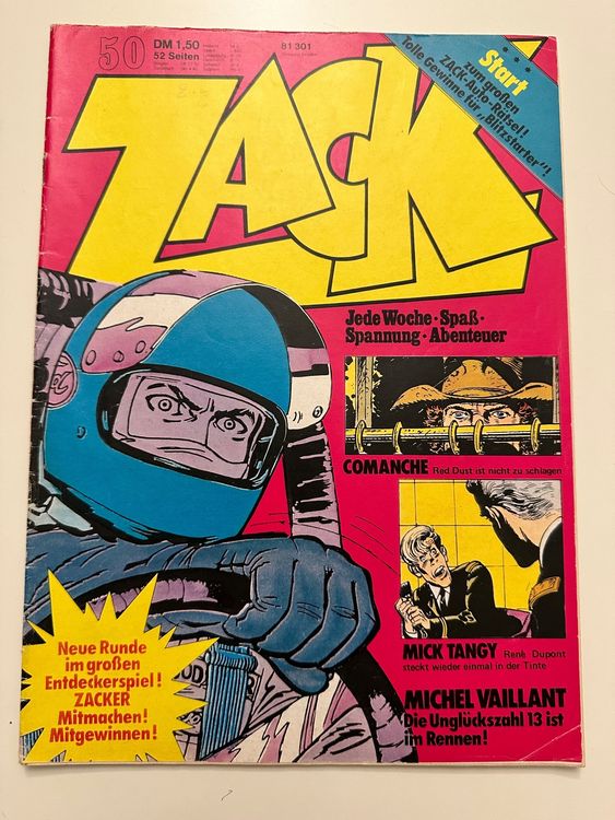 Rarität Zack Comics 50 von 1973 (Gebraucht) in Münsingen für CHF 10 ...