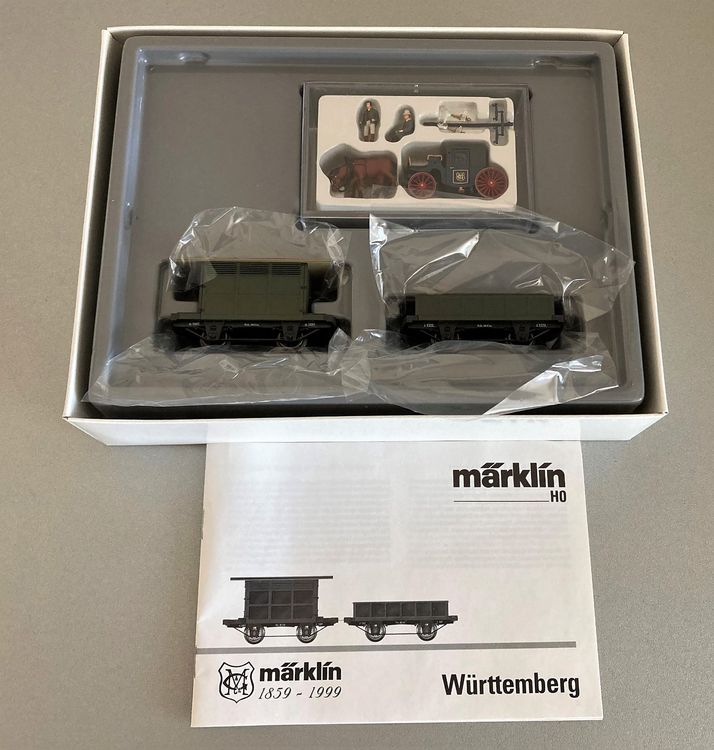 Märklin 28573 & 46574 H0 WS / Württemberger Zug um 1859 (Gebraucht) in ...