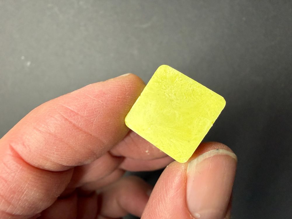 Schwefel, Elementwürfel, Dichtewürfel 1,5 x 1,5 x 1cm (Neu (gemäss ...