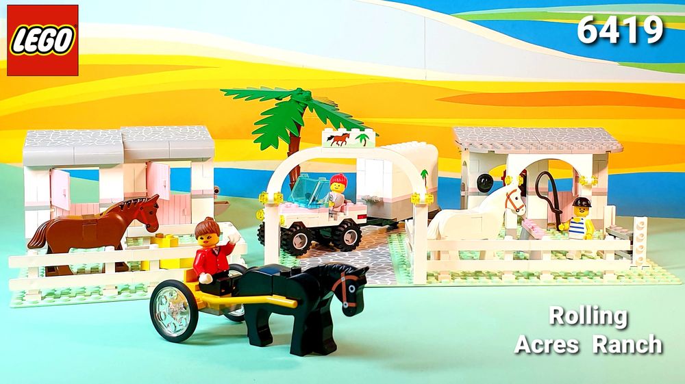 LEGO 6419 Rolling Acres Ranch + Big PARADISA Poster (D'occasion) à La ...