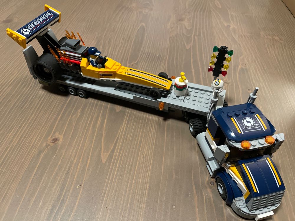 Lego City Dragster Transporter 60151 KOMPLETT | Kaufen auf Ricardo