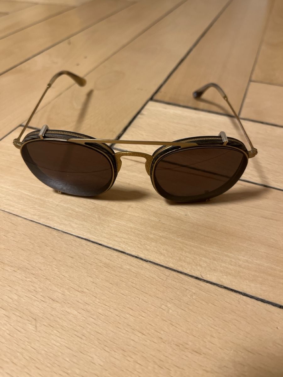 Einstoffen Sonnenbrille Clip-On im Retro Look - Top Zustand! (Gebraucht ...