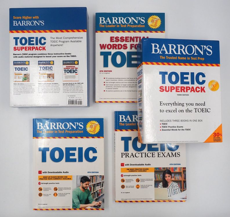 TOEIC Superpack (Barron's Test Prep) (25121218) (Gebraucht) in Zürich ...