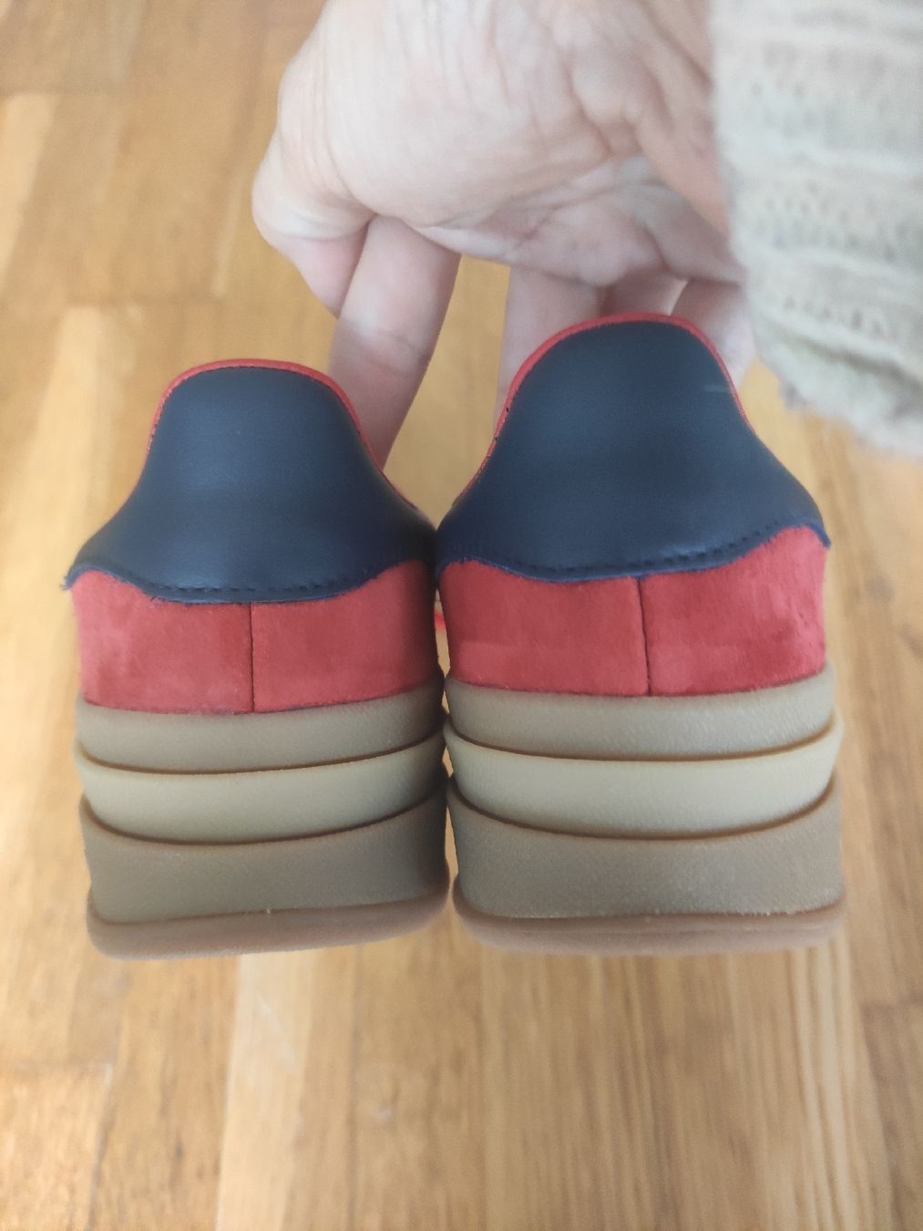 Adidas Gazelle Bold Rot/Pink, Gr.40/6.5, Neuwertig (Neu (gemäss ...