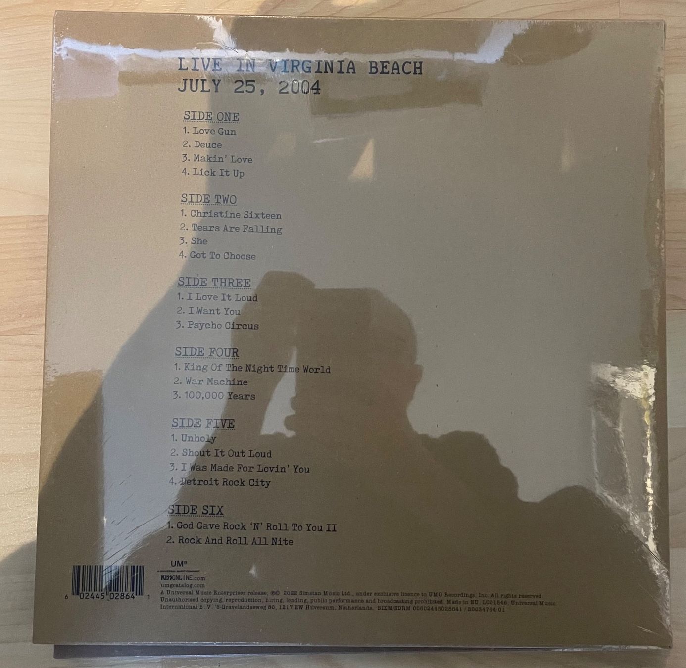 Kiss Off The Soundboard Virginia Beach 2004 Green Vinyl (Neu (gemäss ...