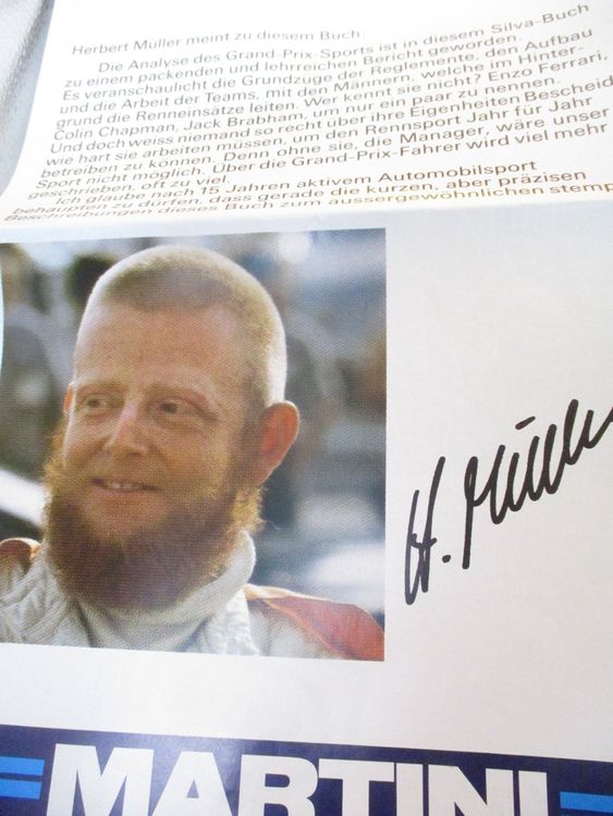Herbert Müller Poster mit Autogramm – ca. 70 x 30 cm (Gebraucht) in Ottikon Gossau ZH für CHF 10 ...