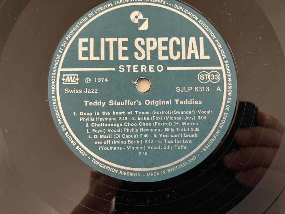 LP Teddiy Stauffer`S original Teddies Swiss Jazz Vol. 2 (Gebraucht) in ...