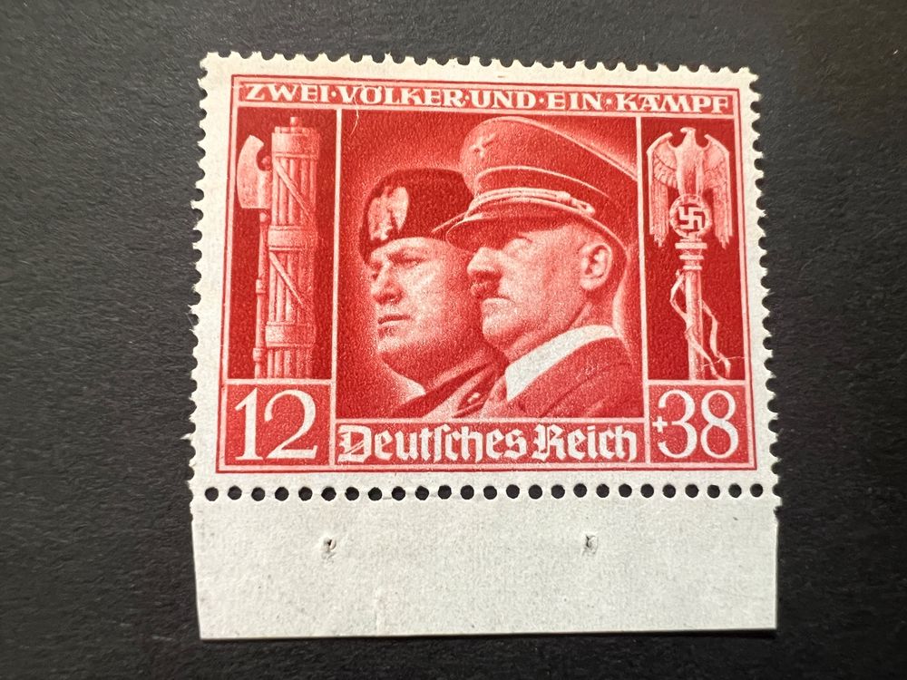 Deutsches Reich Nr. 763 "Hitler/Mussolini ** (2642) | Kaufen auf Ricardo
