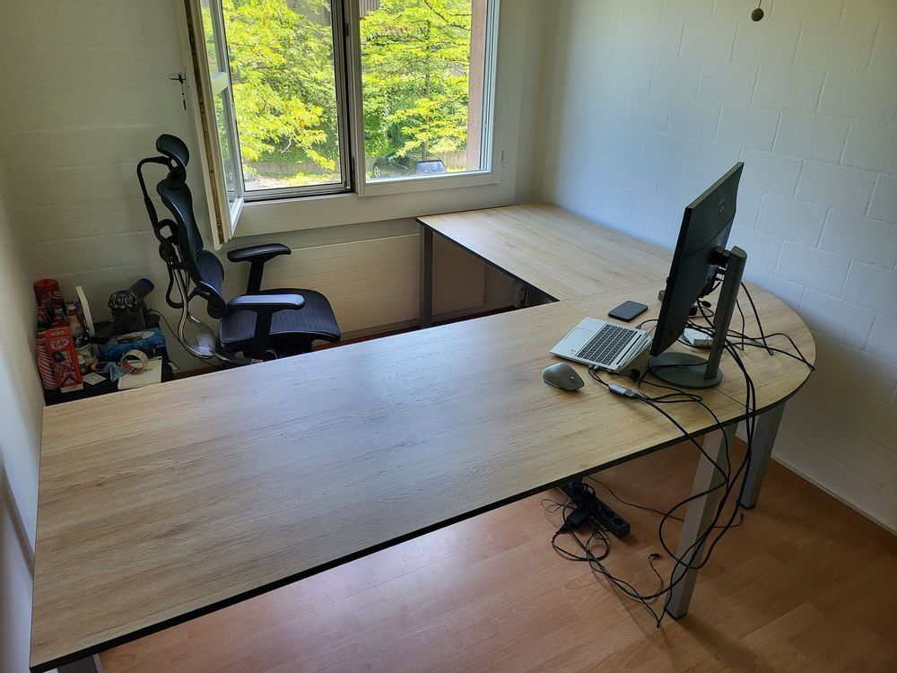 L Shape Desk - Bureau d'angle en forme de L (Gebraucht) in Cham für CHF ...