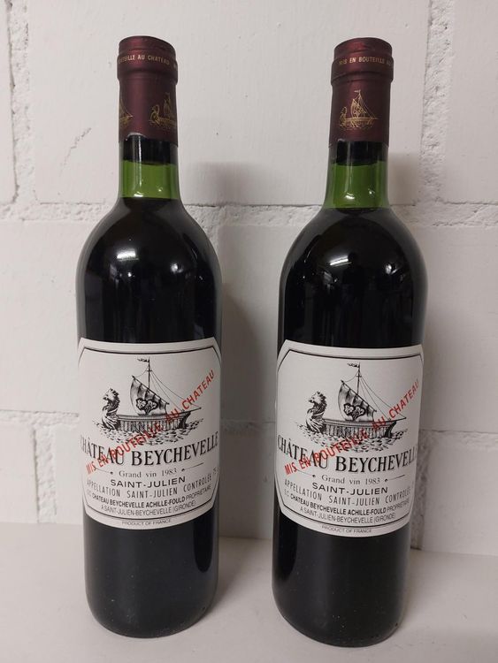 2 x 75 cl Chateau Beychevelle 1983 (Neu (gemäss Beschreibung)) in Samstagern für CHF 67 – mit ...