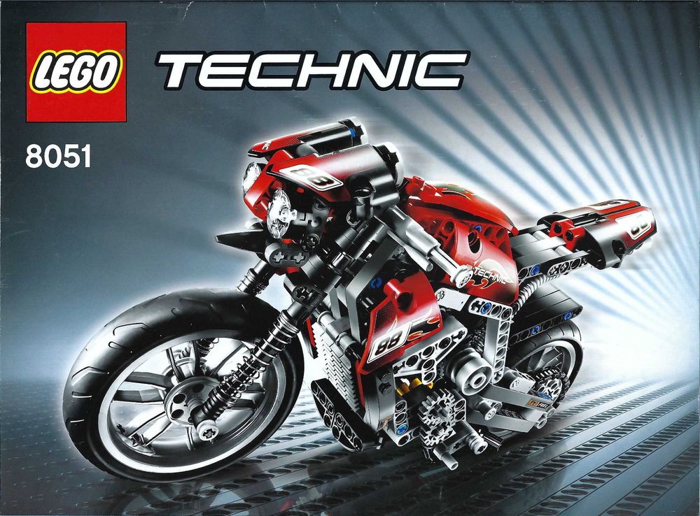 LEGO® 8051 Technic - Motorbike / Chopper Motorcycle (Neu (gemäss ...