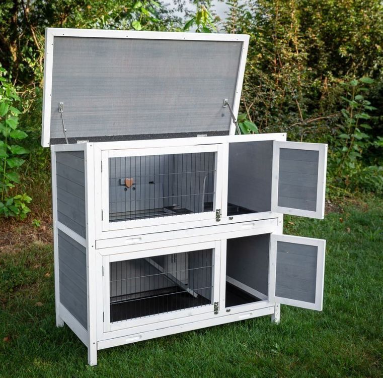 Kleintierstall grau, isoliert, 2-stöckig (Gebraucht) in Niederbipp für CHF 100 – mit Lieferung ...