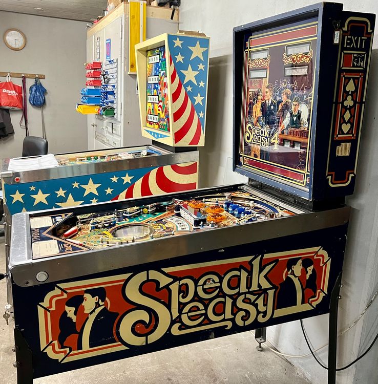 Flipperkasten/ Pinball / Flipperautomat „ Bally Speak Easy4“ (Gebraucht) in Eriswil für CHF 2690 ...