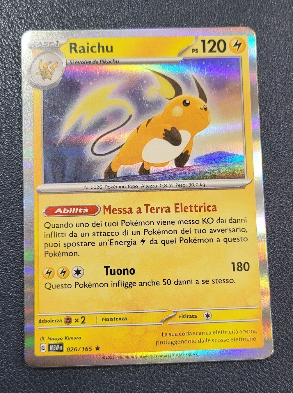 Pokemon 151 Raichu Holo 026/165 ITA (Usato) a Lugano per CHF 1 – con ...