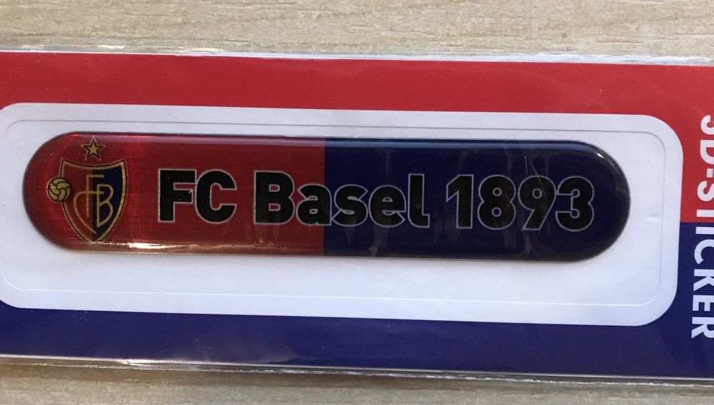 FUSSBALL FC BASEL 1893 3D-STICKER ORIGINALVERPACKT | Kaufen auf Ricardo
