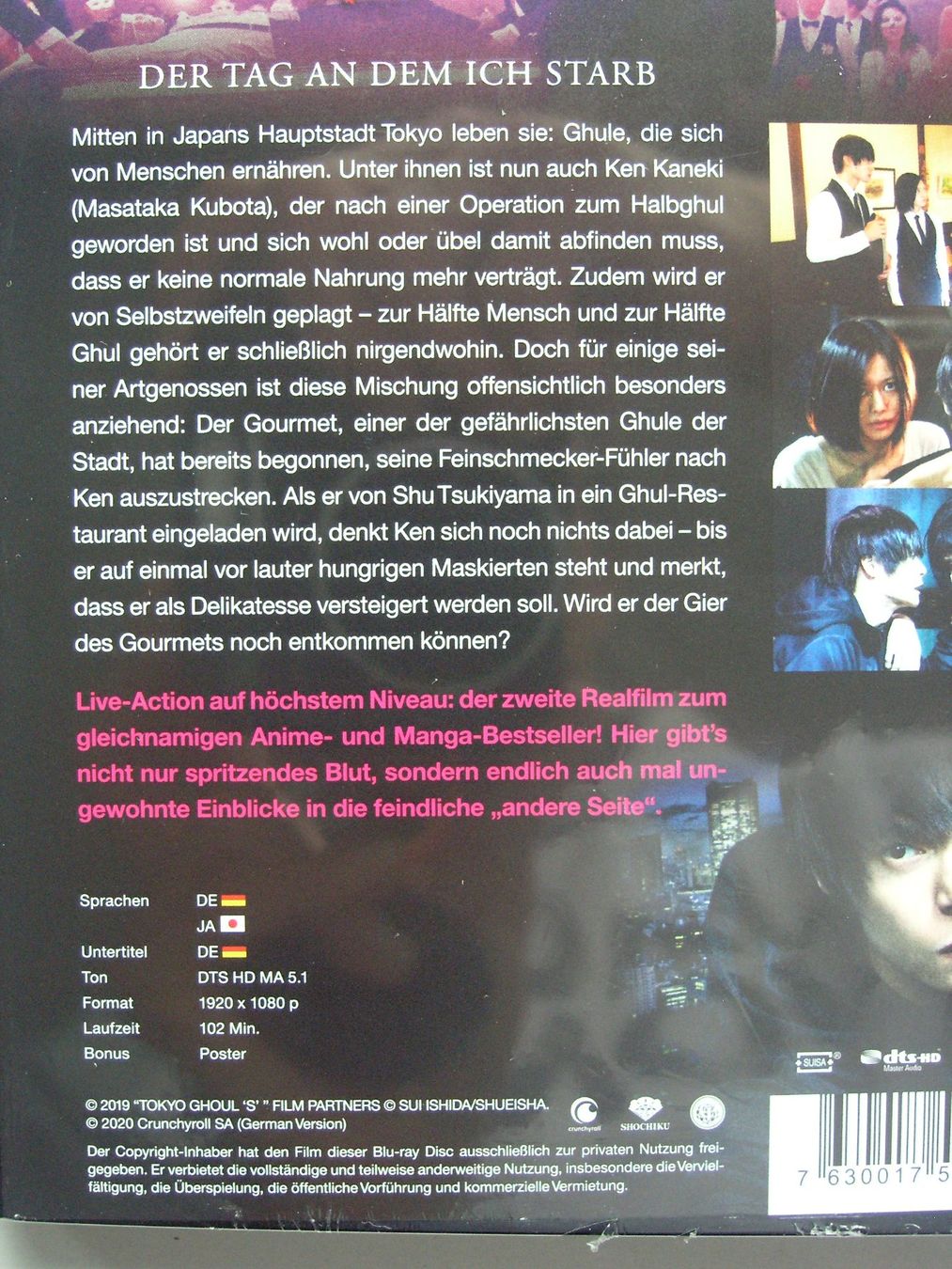 Tokyo Ghoul: S - The Movie 2 - [Blu-ray] Steelcase (Neu und ...