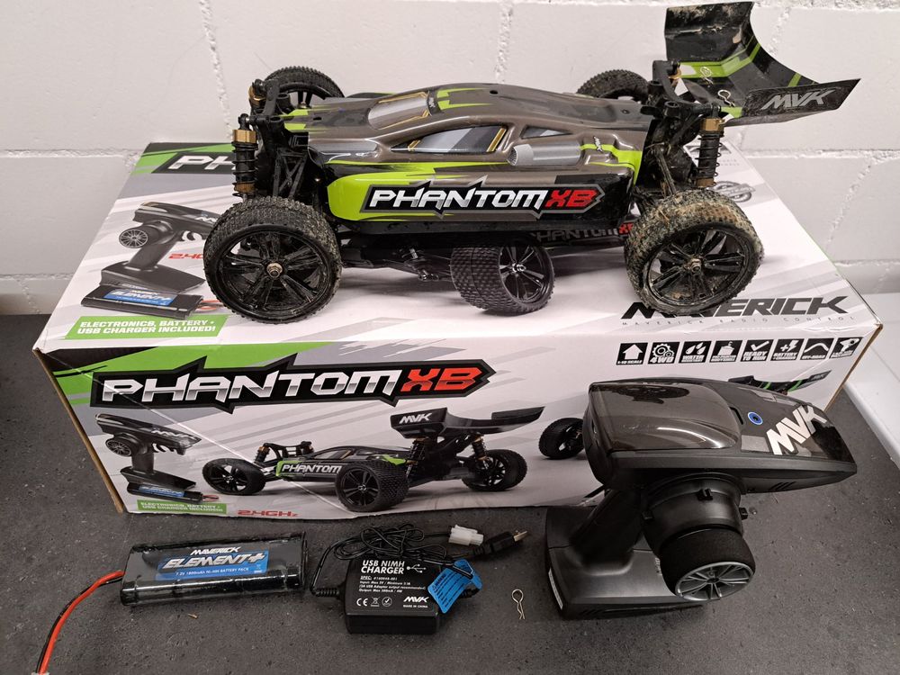MAVERICK Phantom XB 1/10 4WD Buggy RTR - Grün | Kaufen auf Ricardo
