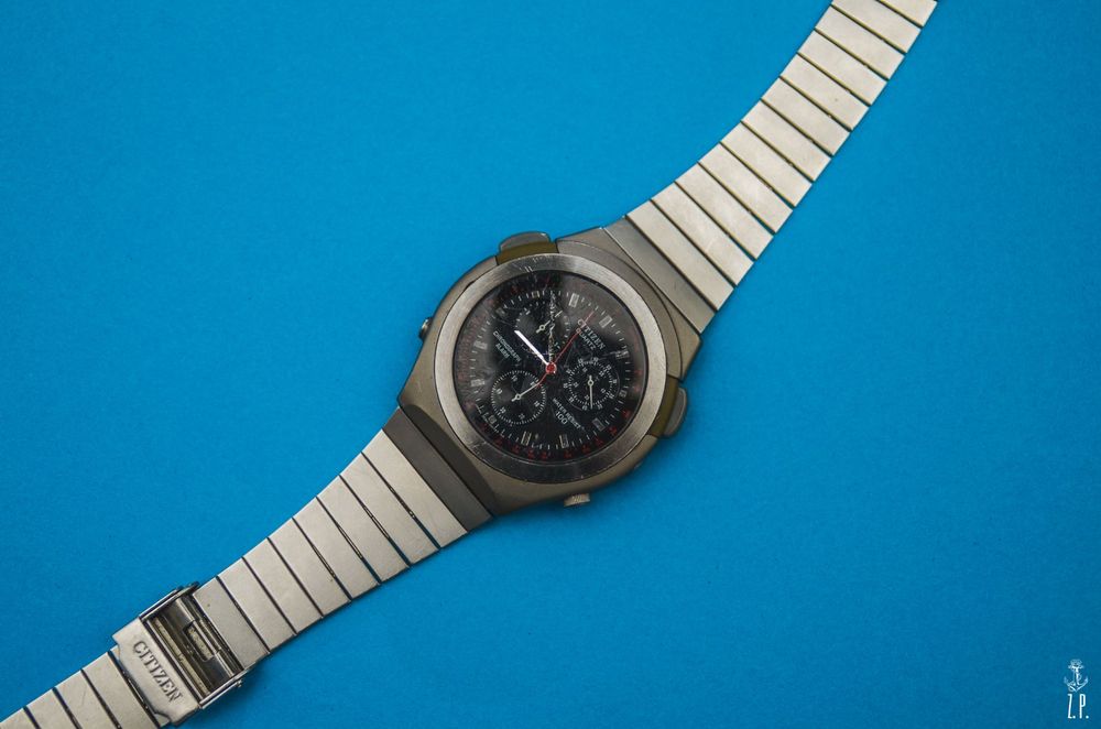Citizen Pro-Master Chronograph Titan Herren Rarität Quartz (Gebraucht ...