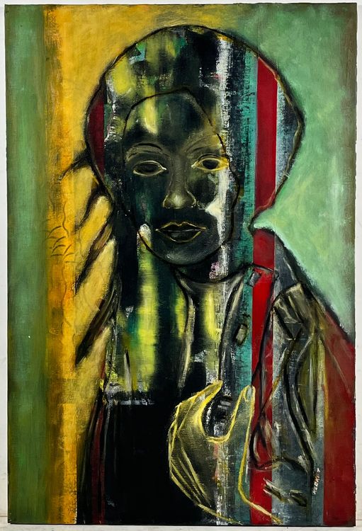 Lech Klekot (1953) Gemälde mit eine Mädchen | Kaufen auf Ricardo