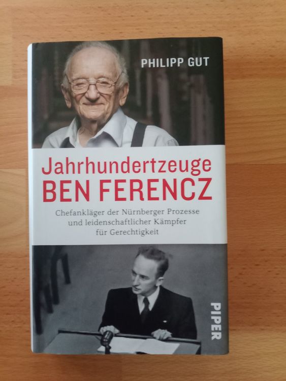 Philipp Gut Jahrhundertzeuge Ben Ferencz Biografie Weltkrieg | Kaufen ...