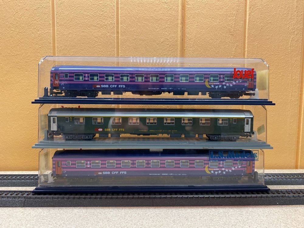 2x Jouef SBB Sleep/1x 1.Kl. RIC Waggon | Kaufen auf Ricardo