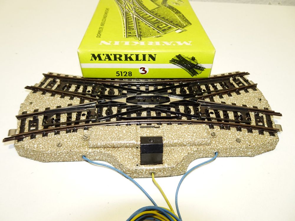 Märklin M-Gleis Doppelte Kreuzungsweiche HO 5128 (W3) | Kaufen auf Ricardo