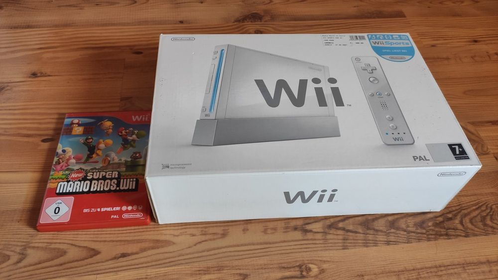 Nintendo Wii Top in OVP inkl. Super Mario Bros | Kaufen auf Ricardo