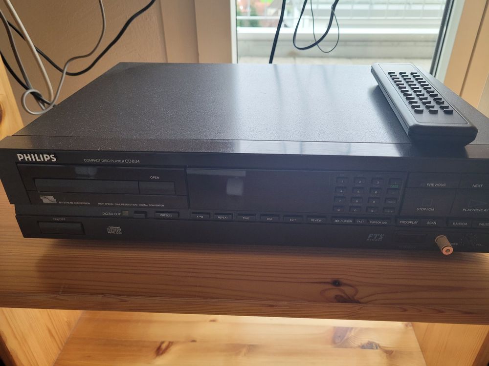 Philips CD 834 CD-Player mit Fernbedienung (Gebraucht) in Rottenschwil ...