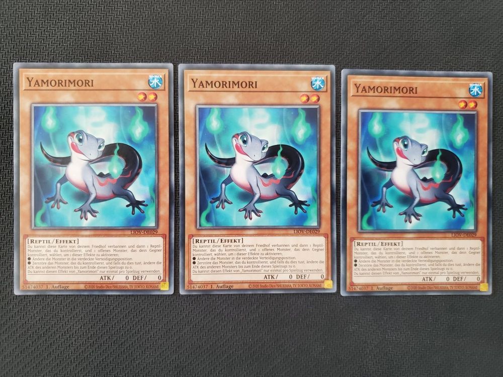 Yugioh Yamorimori x 3 | Kaufen auf Ricardo