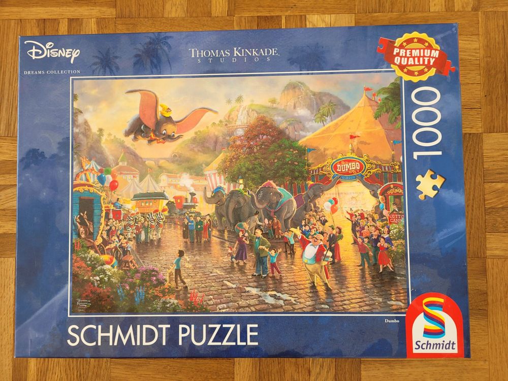 Schmidt Puzzle "Dumbo" Thomas Kinkade Disney 1000 (Gebraucht) in Lohn ...