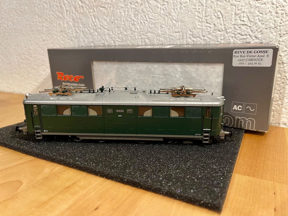 Roco 68640 SBB CFF Ae 4/6 10801 AC Digital (Gebraucht) in Les Paccots für CHF 149 – mit ...