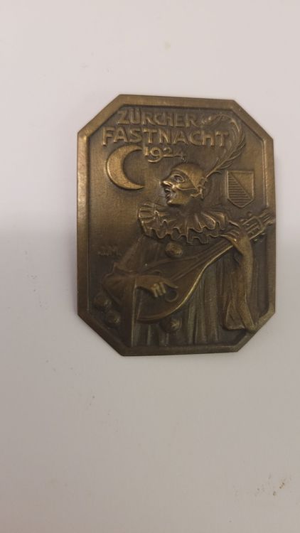 Zürich 1924 Fasnachtsplakette (Gebraucht) in nunningen für CHF 22 – mit Lieferung auf Ricardo kaufen