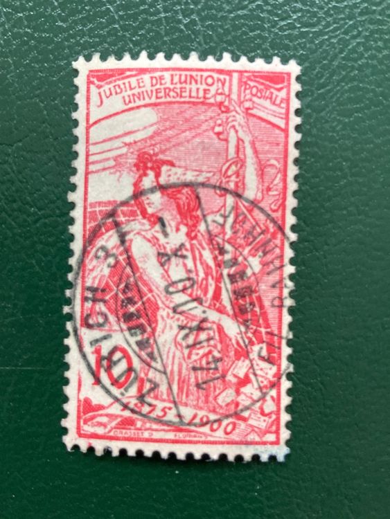 Schweiz 1900 UPU 10 Rp. Vollstempel ZÜRICH 3 14.IX.00 | Kaufen auf Ricardo