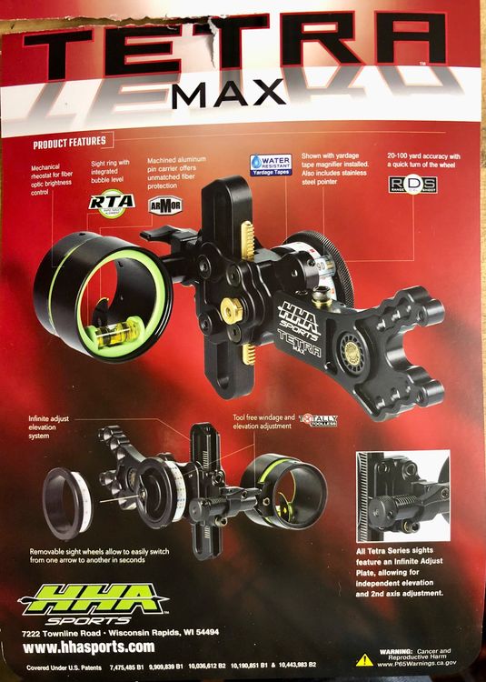 Visier für Compoundbogen (Neu und originalverpackt) in Schlattingen für ...