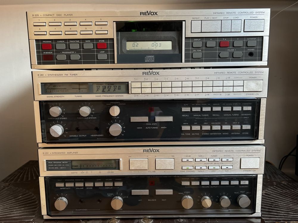 Revox B251 Tuner B261 Verstärker B221 CD player | Kaufen auf Ricardo