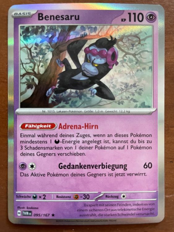 Pokemon Benesaru Holo (Versand gratis) (Neu (gemäss Beschreibung)) in ...