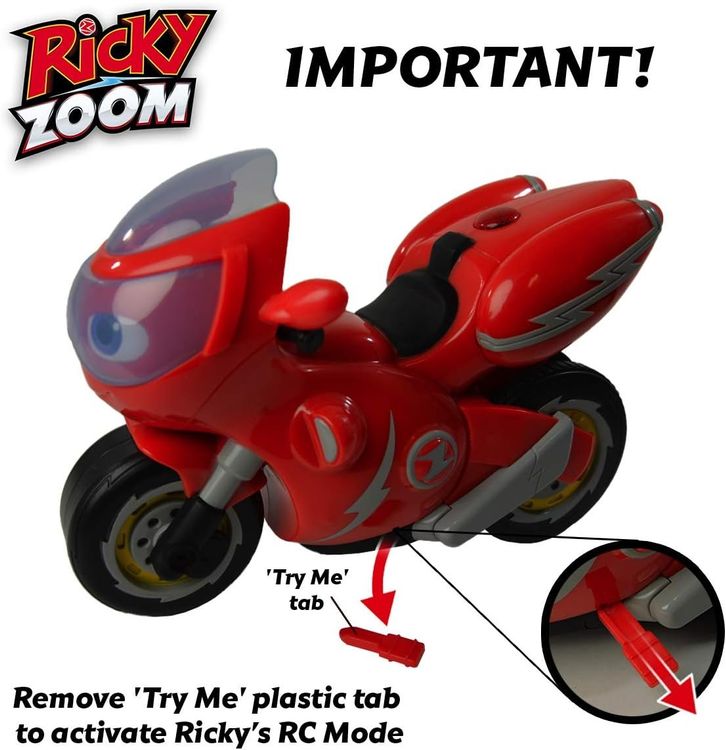 RC Turbo Trick Ricky, das Stuntmotorrad Neu (Neu und originalverpackt ...