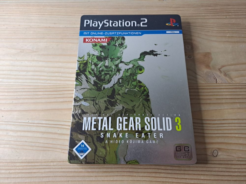 Metal Gear Solid 3 Snake Eater - Steelbook - PS2 (Gebraucht) in ...