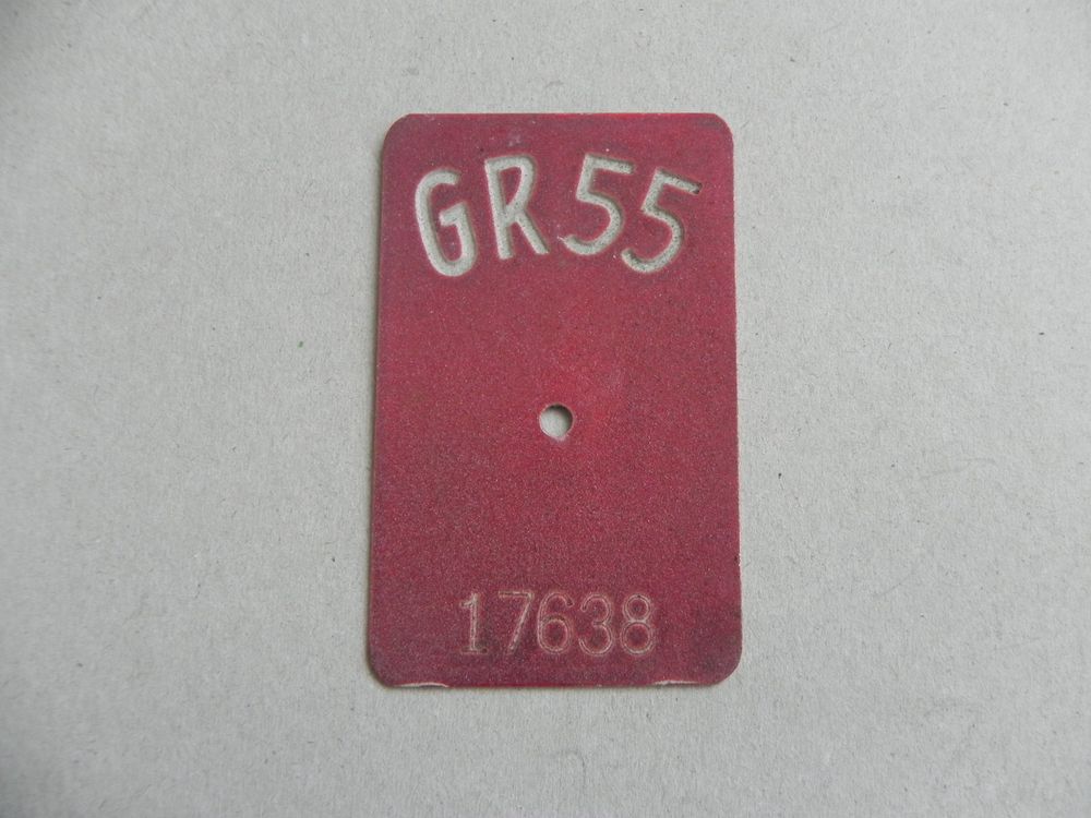 Velo Rad Nummer NR. Velonummer GR 1955 Graubünden 55 E Bike (Gebraucht) in Siebnen für CHF 17 ...